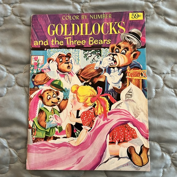 Toys | Vintage Color By Number Goldilocks And The Three Bears | Poshmark